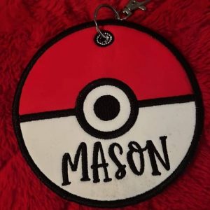 Pokeball Applique Embroidery Design - Juju Embroidery Designs