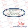 Ford Applique Embroidery Design - Juju Embroidery Designs